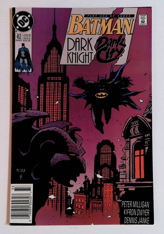 Batman 452 Newsstand Dark Knight Dark City Part 3 DC Comics | Comic ...