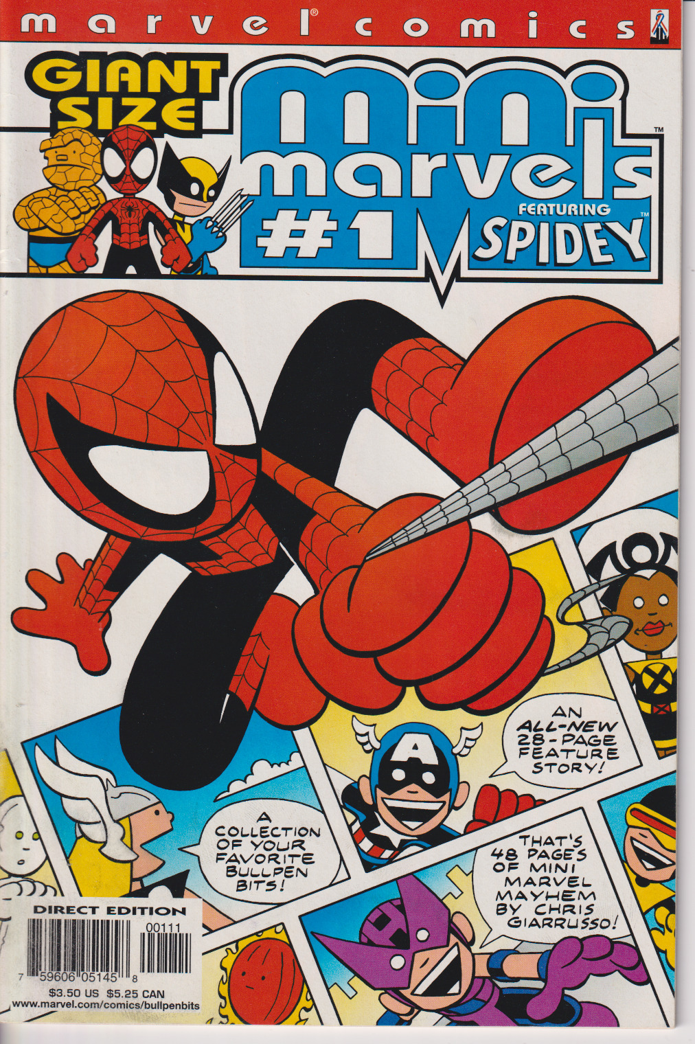 Marvel Comics! Giant Size Mini-Marvels: Starring Spidey! Issue #1 ...