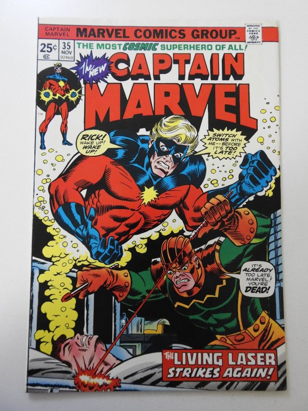 Captain Marvel #35 (1974) FN- Condition! MVS intact! | Comic Books ...