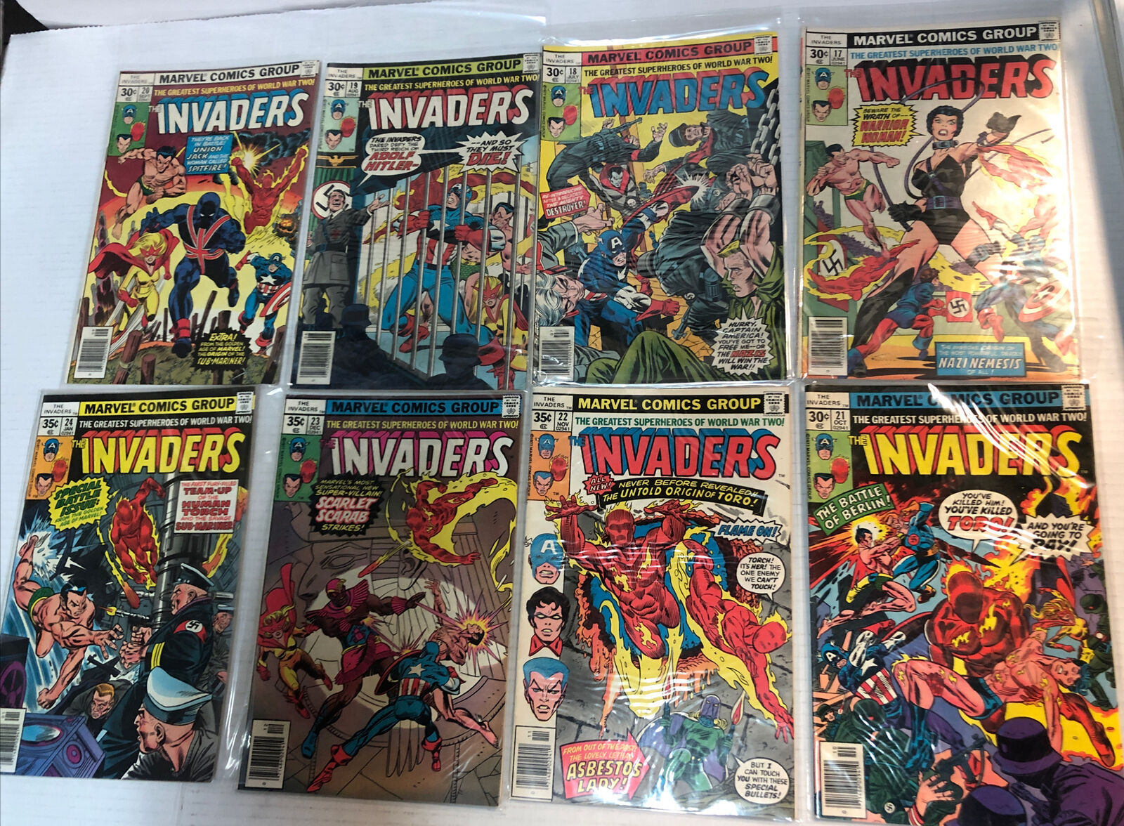 The Invaders (1975) #1-41 + Annual #1 VG/VF- Complete Set ~ Marvel ...