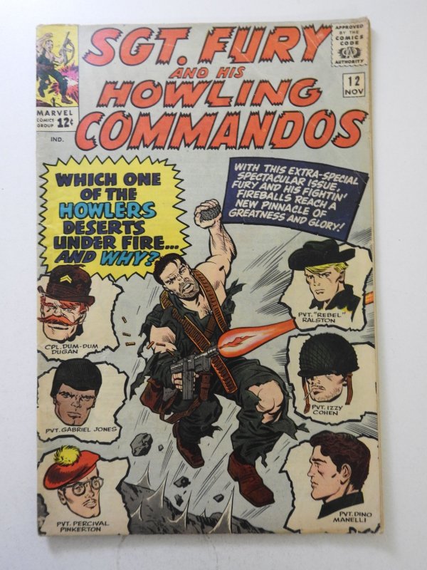 Sgt. Fury #12 (1964) Solid VG- Condition! | Comic Books - Silver Age ...