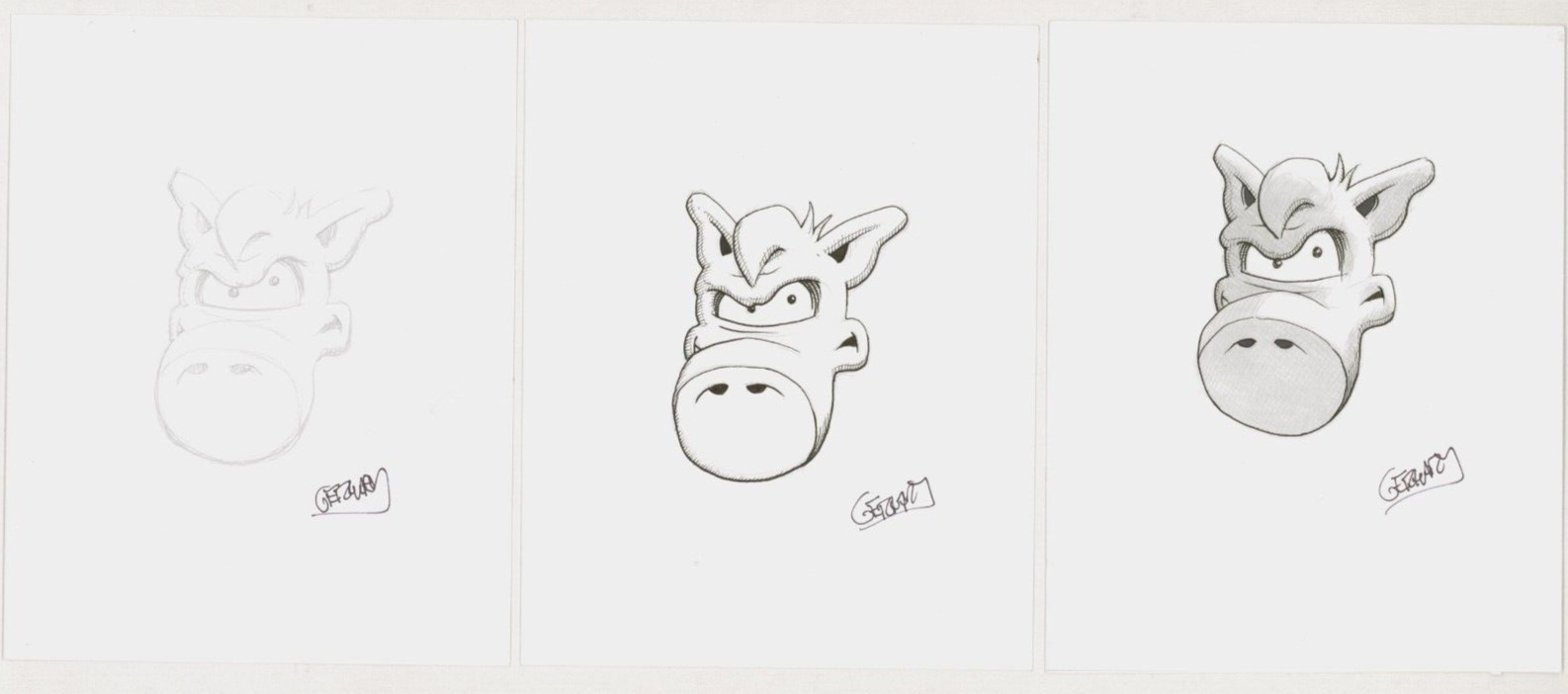 Dave Sims Cerebus The Aardvark Original Comic Art Signed & Sketch SET ...