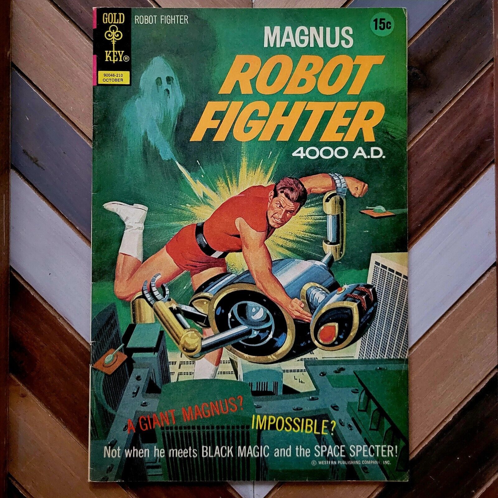 Magnus ROBOT FIGHTER 4000 AD #21 VG+ Gold Key 1968 "Space Specter ...