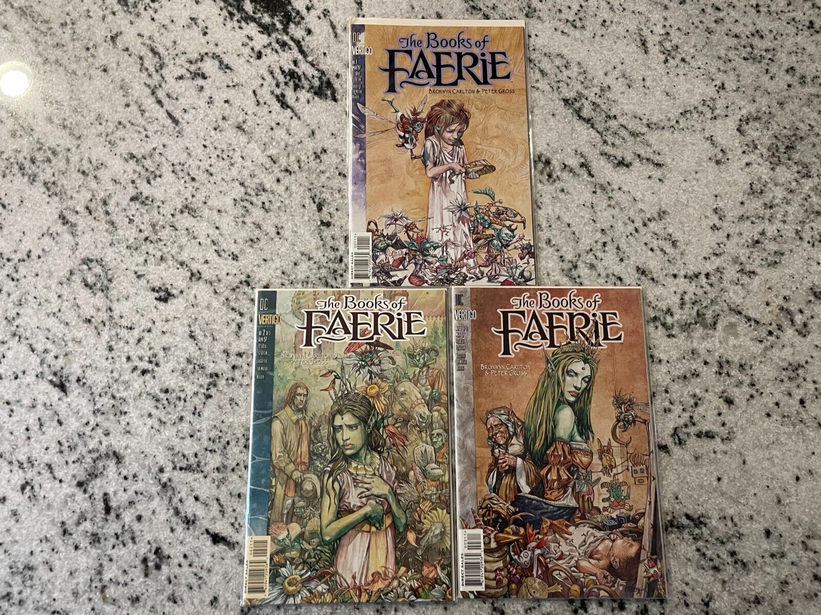 Lot Of 3 The Books Of Faerie DC Vertigo Comic Books # 1 2 3 NM Peter ...