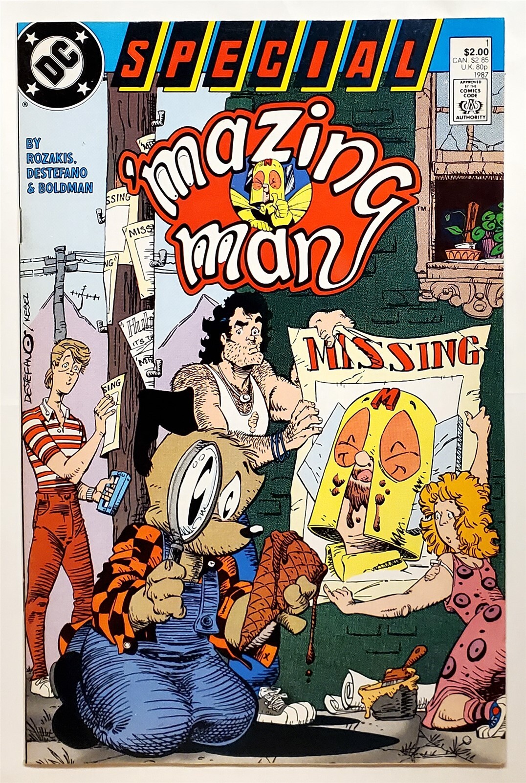 'Mazing Man Special Ed #1 (July 1987, DC) 8.0 VF | Comic Books - Copper ...