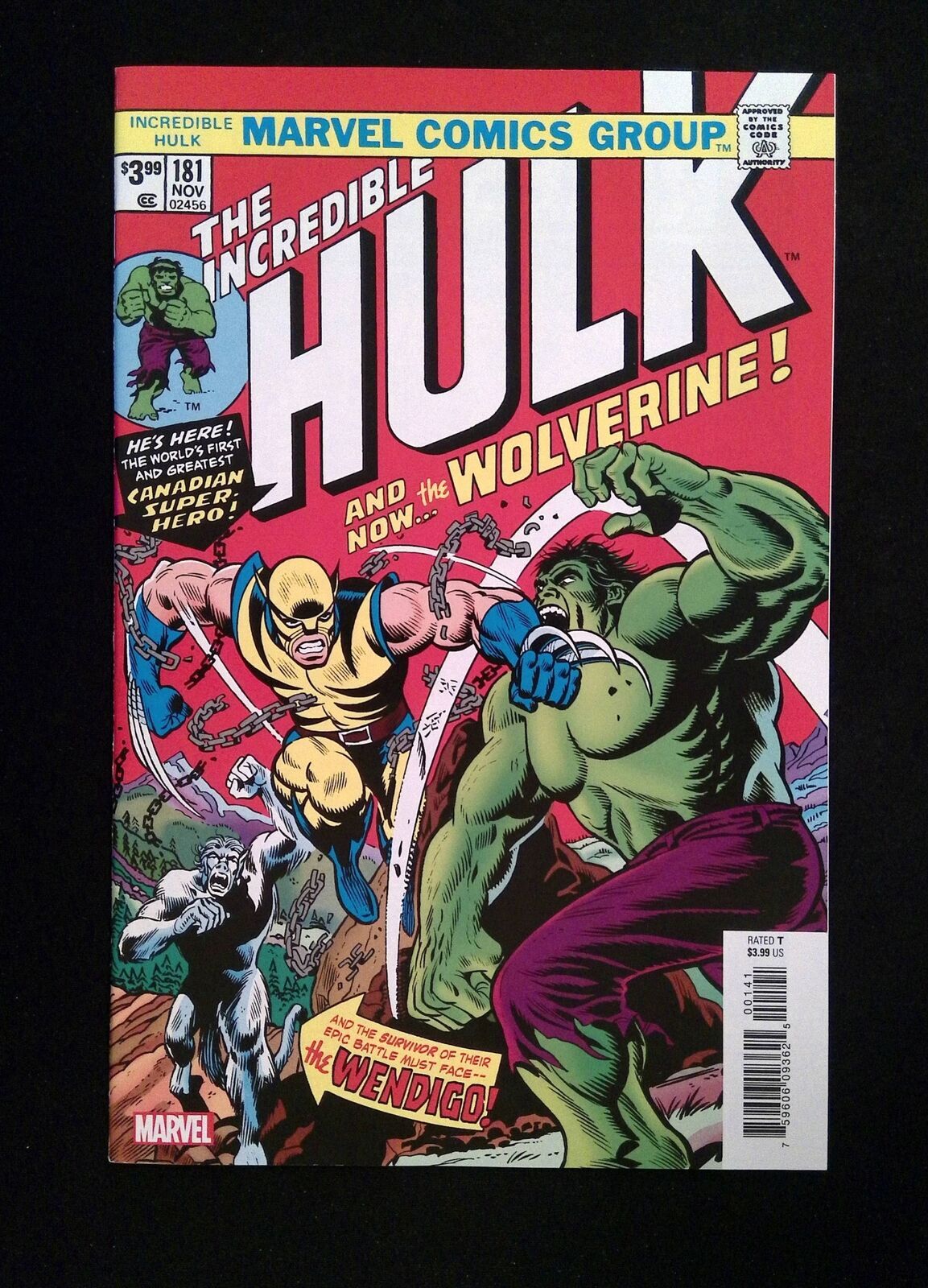 Incredible Hulk Facsimile Edition #181 MARVEL Comics 2019 NM | Comic ...