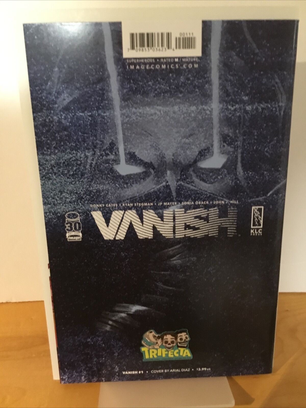 Trifecta Comics Vanish #1 Ariel Diaz Virgin Variant NYCC Exclusive COA ...