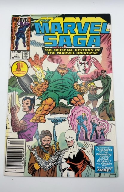 The Marvel Saga The Official History of the Marvel Universe #1 (1985 ...
