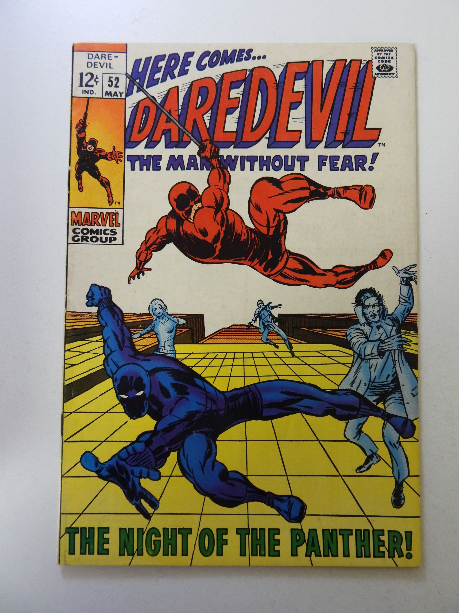 Daredevil #52 (1969) FN+ condition "price written on back cover ...