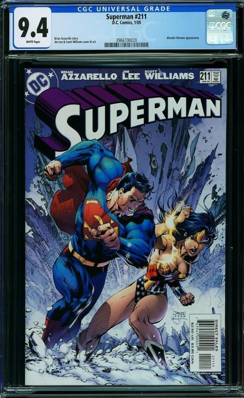 Superman #211 (2005) CGC 9.4 NM | Comic Books - Modern Age, DC Comics, Superman, Superhero ...