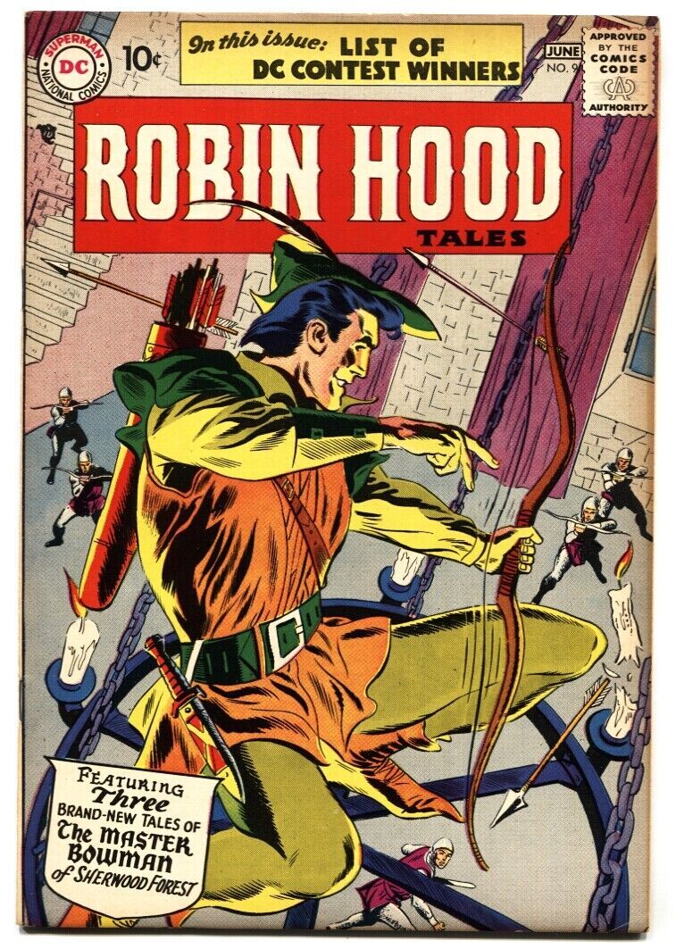 ROBIN HOOD TALES #9 Mohawk Valley Collection 1957 VF | Comic Books ...