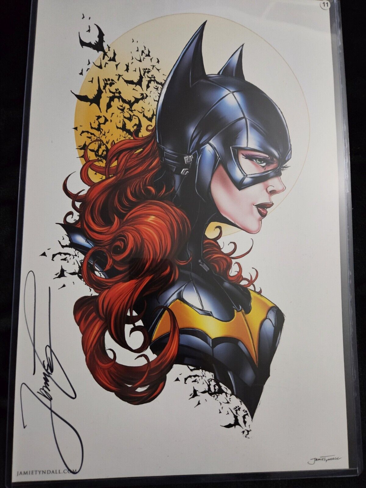 Jamie Tyndall - Batgirl - Bust - 11 x 17 Art Print - SIGNED w/COA ...