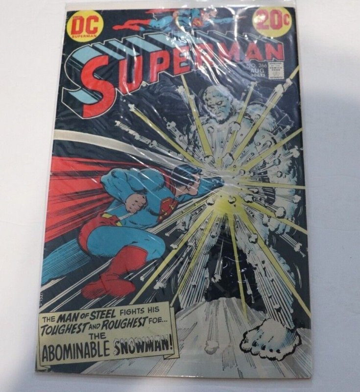 Superman #266 DC Comics Abominable Snowman | Comic Books - Bronze Age ...
