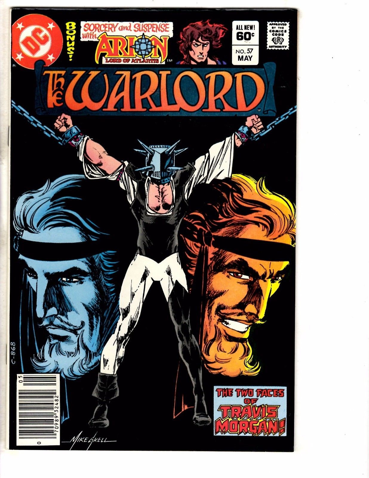 Lot Of 8 Warlord DC Comic Books # 57 58 59 60 61 62 63 64 Mike Grell ...