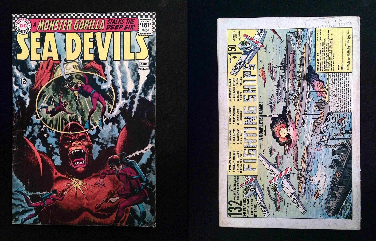 Sea Devils #30 DC Comics 1966 VG+ | Comic Books - Silver Age, DC Comics ...