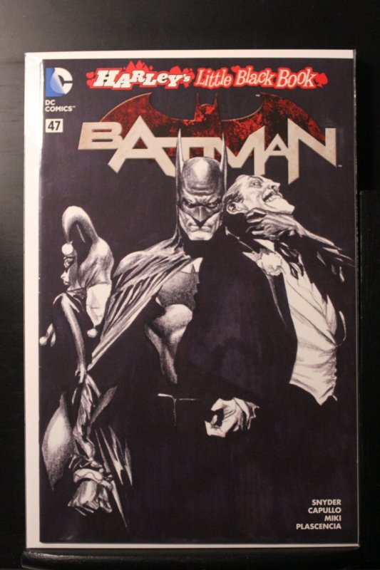 Batman #47 Harley's Little Black Book Alex Ross Black & White Cover ...