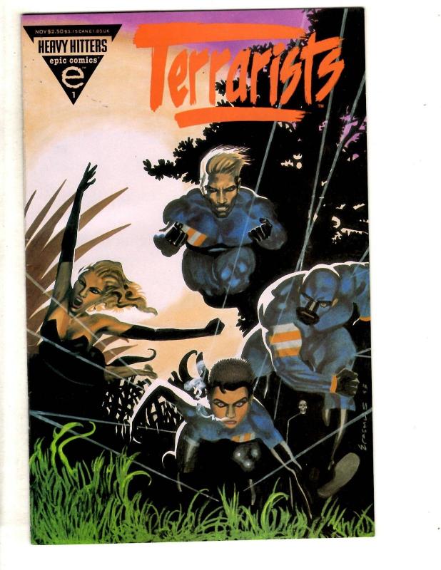 8 Marvel Epic Comics Heavy Hitters Spyke # 1 2 3 4 + Terrarists # 1 2 3 ...
