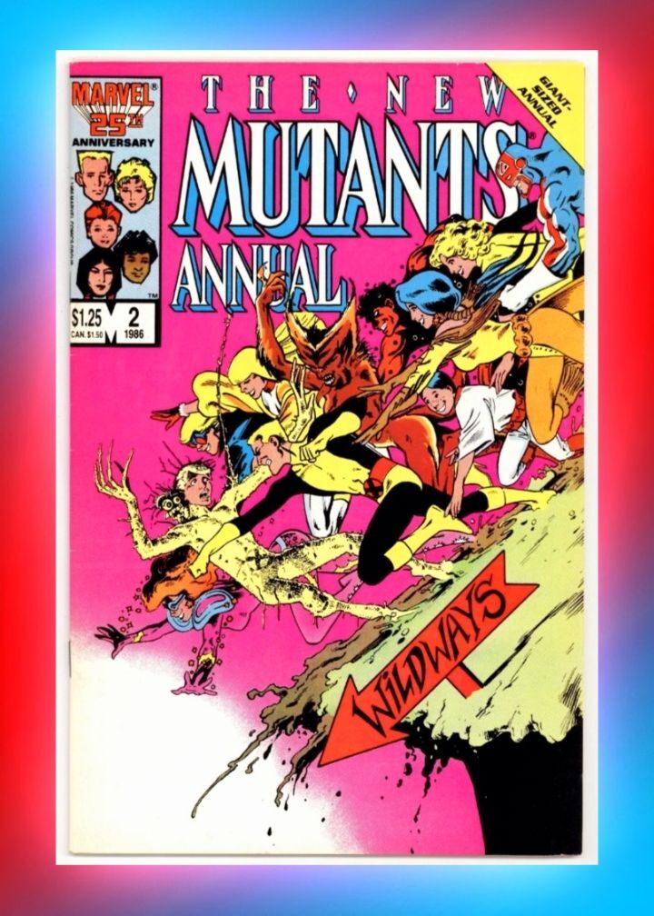 New Mutants Annual #2 (1986) KEY 1st PSYLOCKE/MCU X-Men Betsy Bradock ...