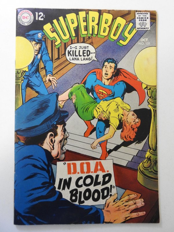 Superboy #151 (1968) FN Condition! | Comic Books - Silver Age, DC ...