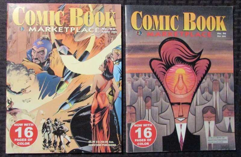 2002 COMIC BOOK MARKETPLACE Magazine #93 VF- #96 FVF Alex Raymand ...