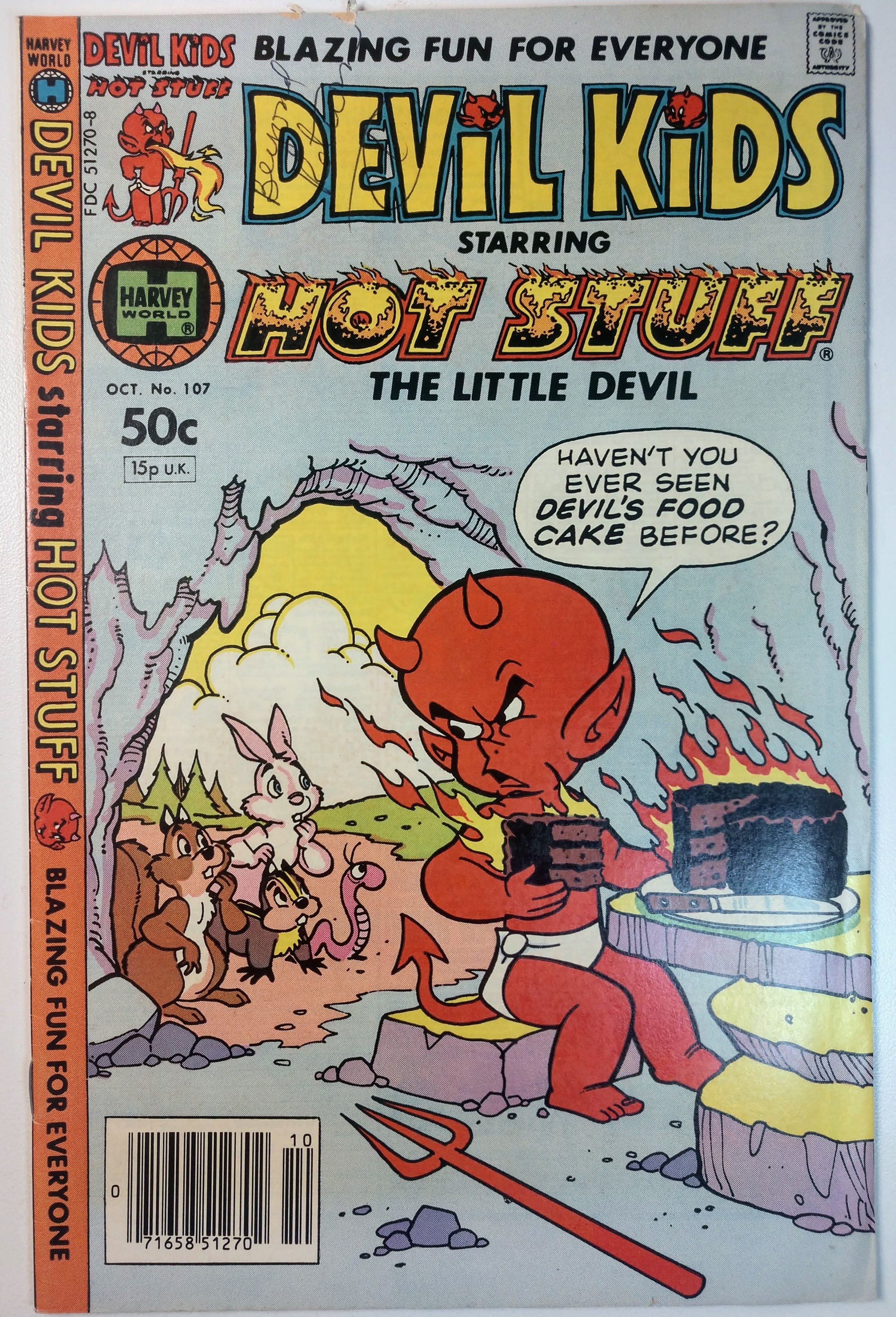 Devil Kids Starring Hot Stuff #107 (6.0, 1981) NEWSSTAND | Comic Books ...