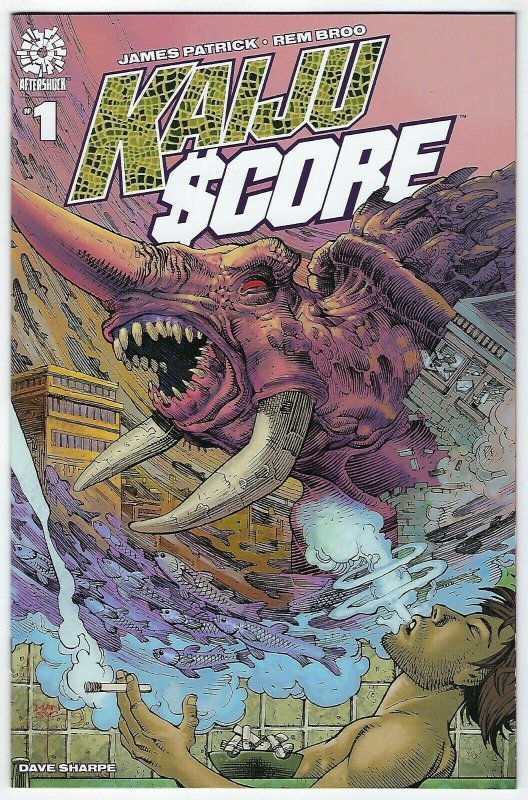 Kaiju Score # 1 Variant 1:15 Cover NM Aftershock Comics Kaiju $core ...