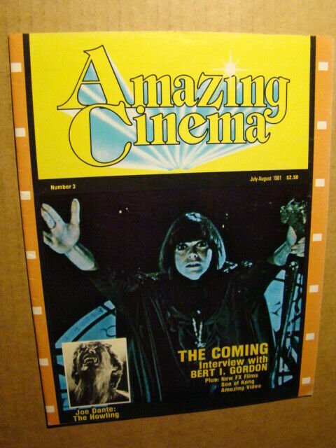 Amazing Cinema LOT Issues 1 2 & 3 Howling Fiend Mtx: Zero Zone Famous ...