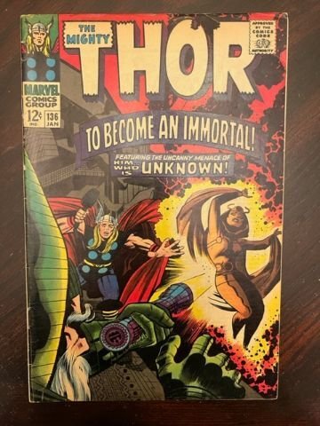 Thor #136 (1967) - 1st Nurse Parkwell !! High Grade ! | Comic Books ...