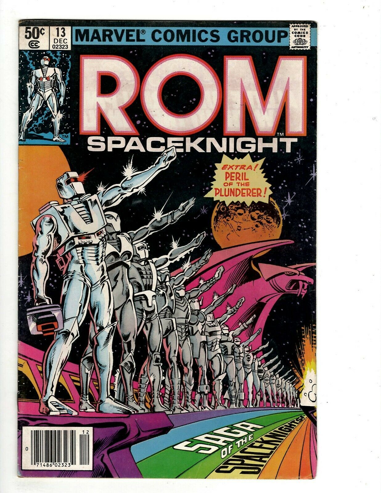 Lot Of 10 ROM Marvel Comic Books # 2 3 4 6 7 8 10 11 12 13 Spaceknight ...