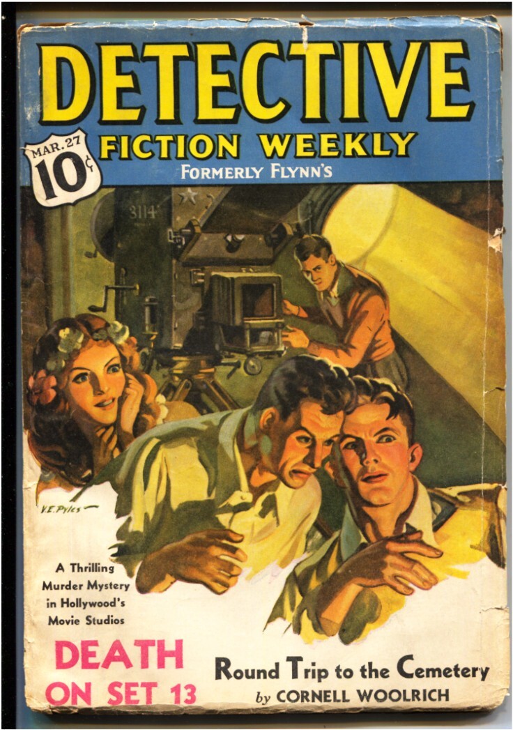 Detective Fiction Weekly 3/27/1937-Movie camera mystery cover art ...