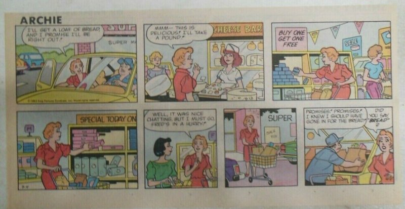 (13) Archie Sundays by Dan DeCarlo from 1983 Third Full Size Color ...