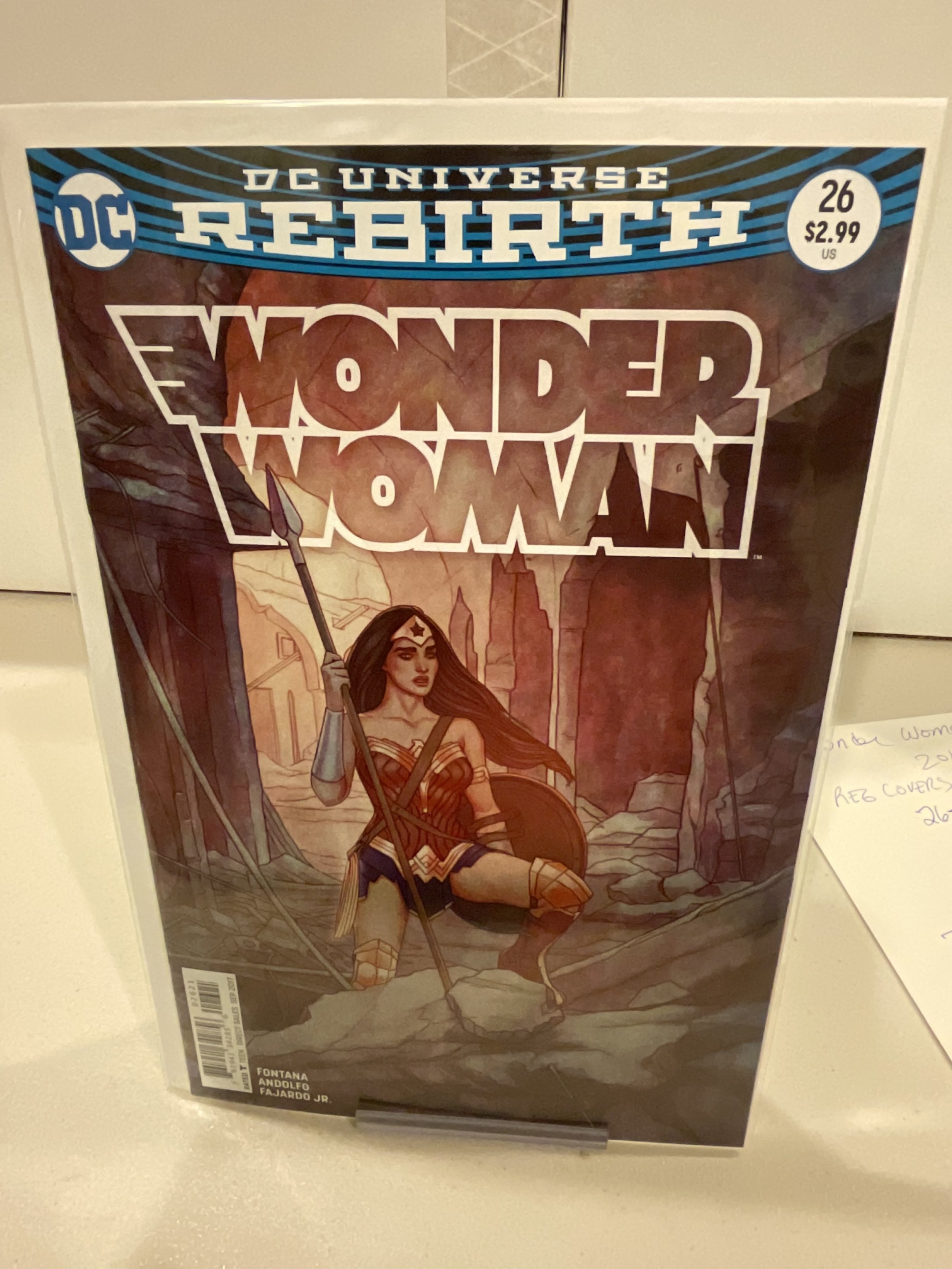 Wonder Woman #26 9.0 (our highest grade) 2017 Jenny Frison Variant ...