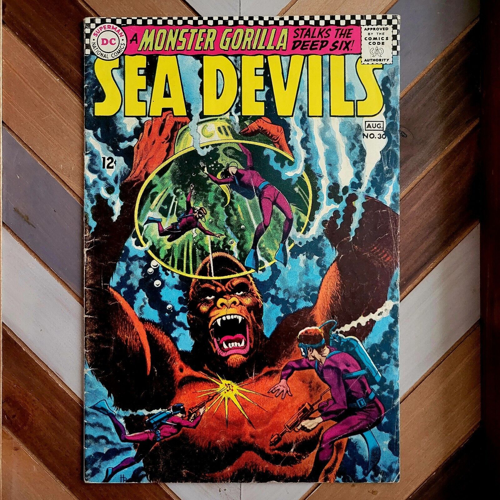 SEA DEVILS #30 & 35 VG (DC 1966) Custom bundle, Set of 2, classic ...