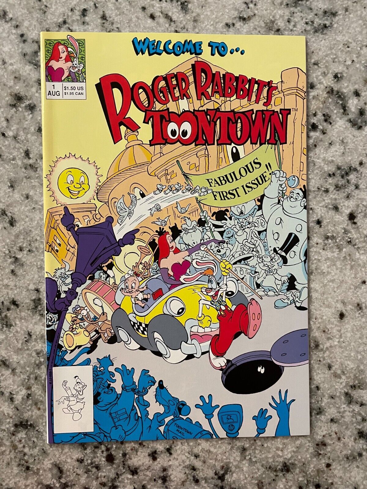 Roger Rabbit's ToonTown # 1 NM Disney Comic Book Jessica Rabbit Cartoon ...