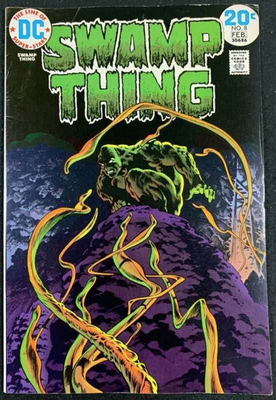 Swamp Thing (1972) #8 VG/FN (5.0) Bernie Wrightson Cover & Art | Comic ...