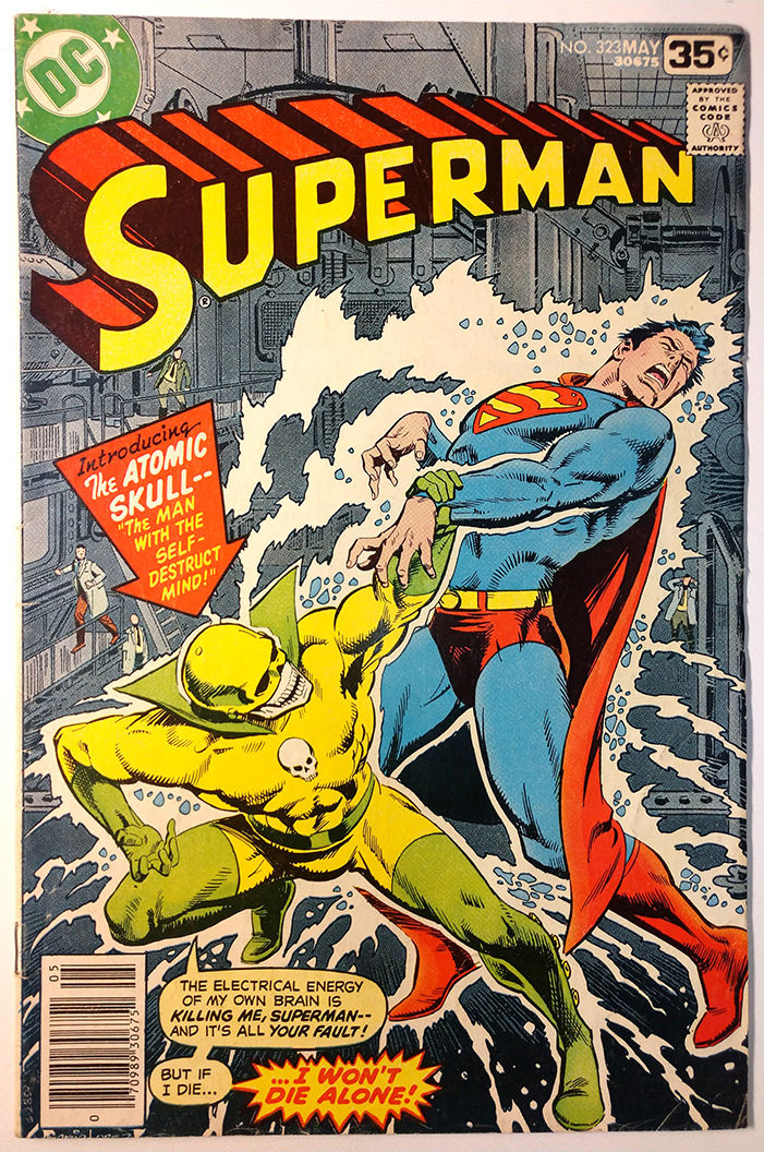 Superman #323 (6.0, 1978) 1st appearance and cover of the Atomic Skull ...