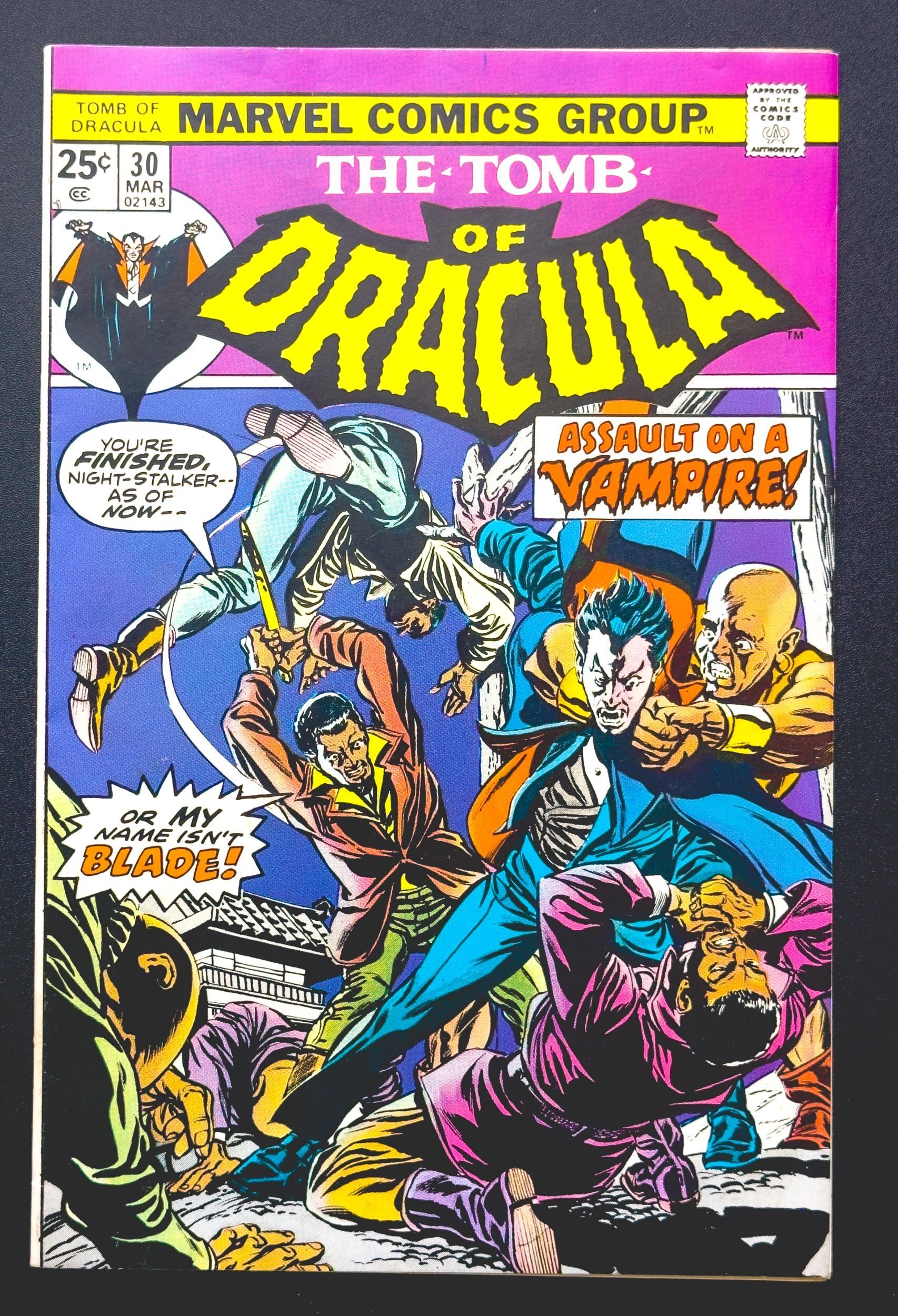 Tomb of Dracula #30 (1975) - [KEY] Early Blade Appearance! Gene Colan ...