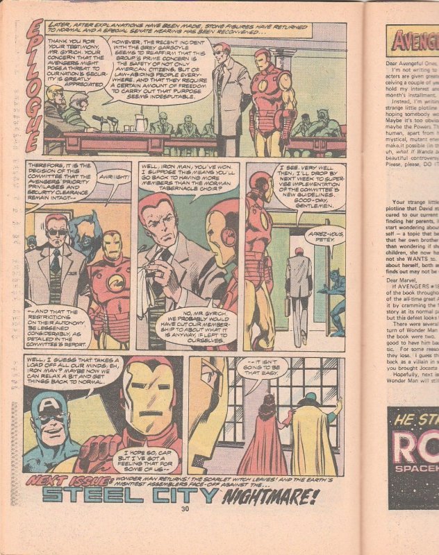 Avengers 191 January 1980 Grey Gargoyle John Byrne Art George Perez ...