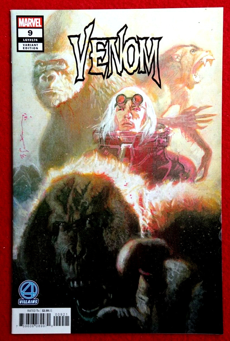 Venom #9 (2018) Sienkiewicz Variant 1st Full Appearance of Dylan Brock ...