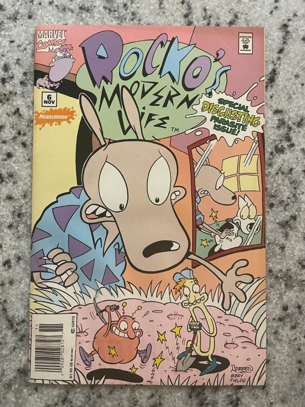 Rocko's Modern Life # 6 VG 1st Print Marvel Comic Book Nickelodeon ...