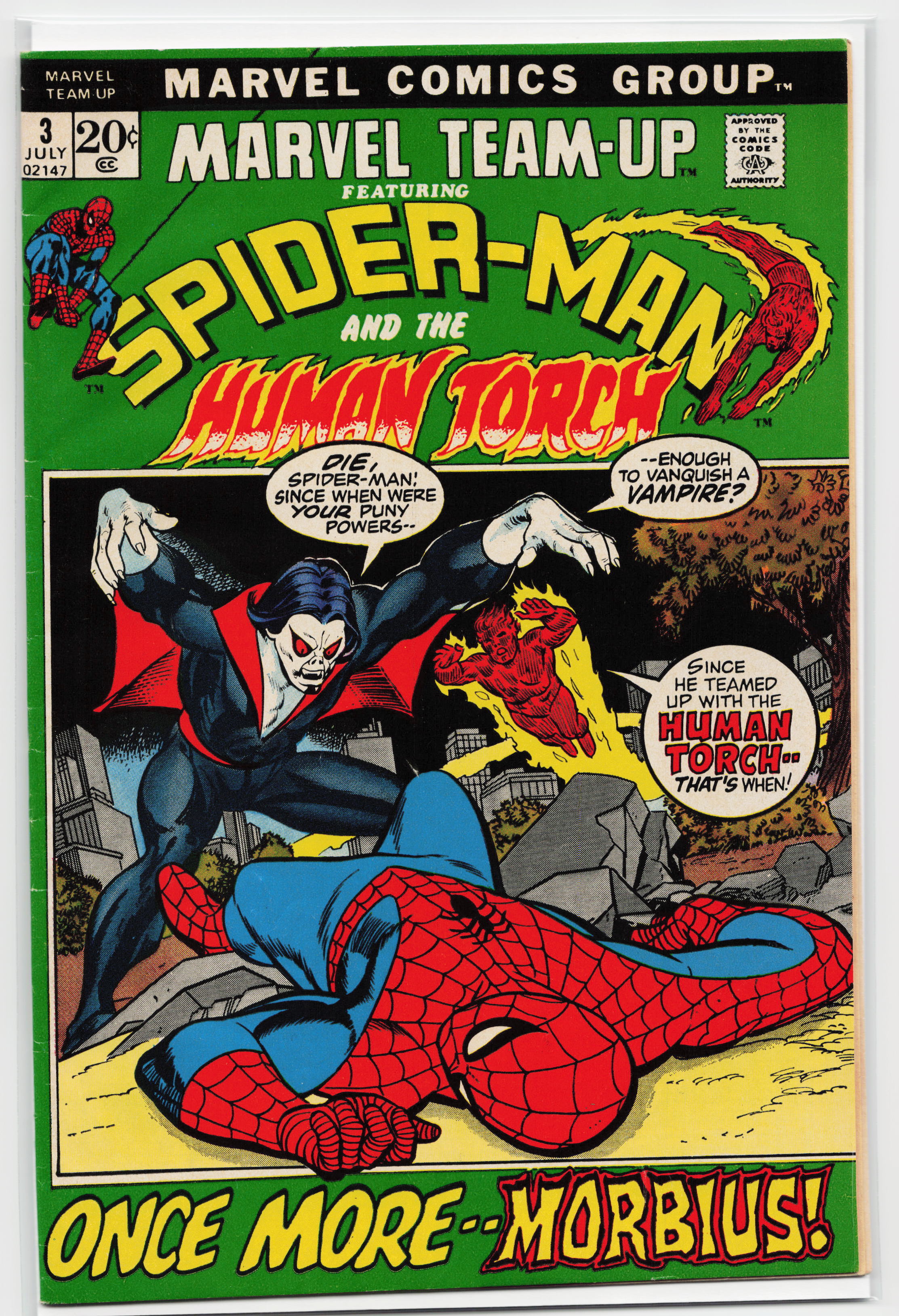 Marvel Team-Up #3 (1972) Spider-Man | Comic Books - Bronze Age, Marvel ...