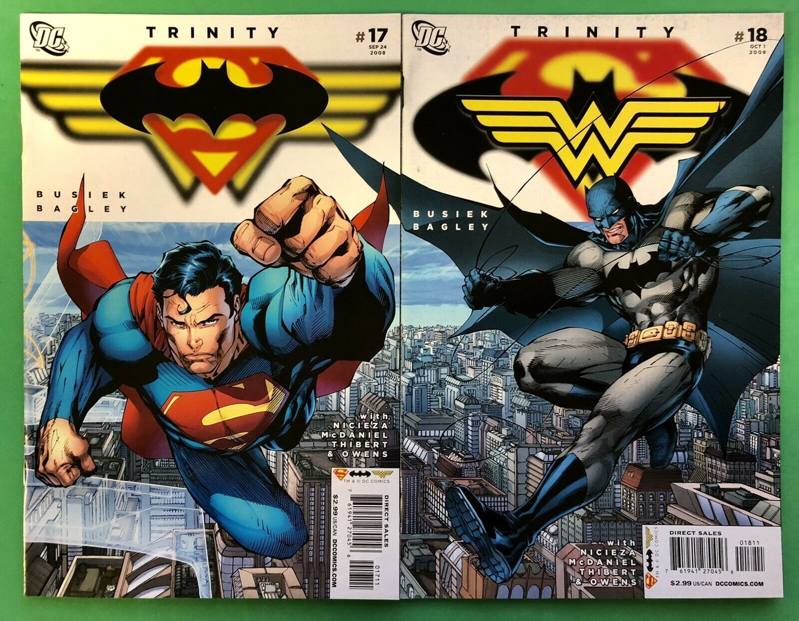 Trinity Vol 1 #10-13,15-20,22-26,32 Superman/Batman/Wonder Woman 16 ...