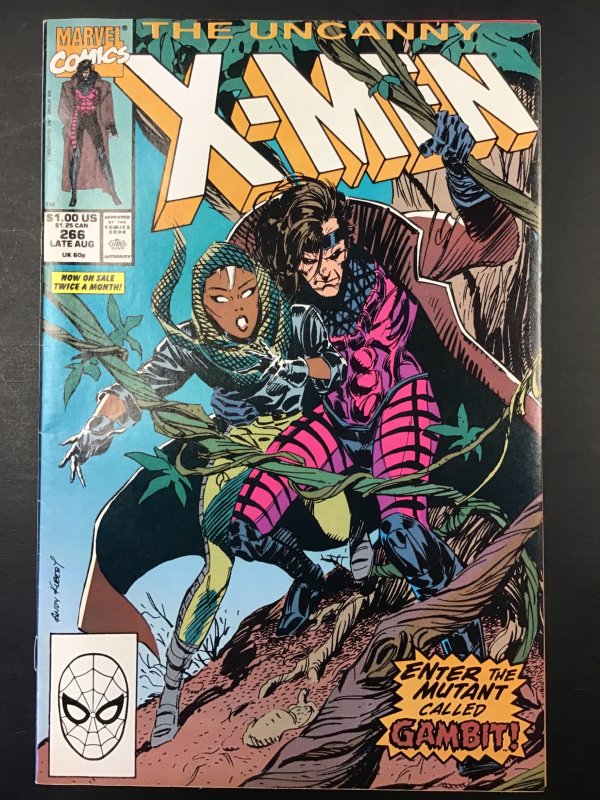 The Uncanny X-Men #266 (1990) First Cover Appearance of Gambit | Comic ...