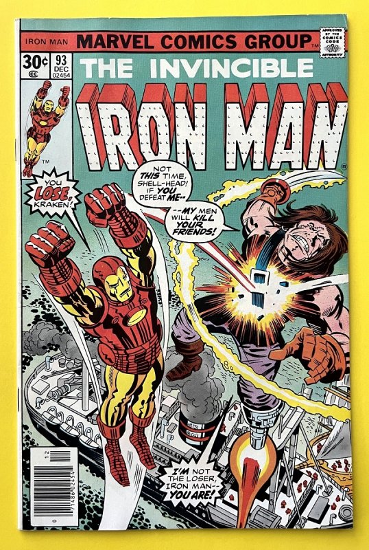 Iron MAN 93 Commander Kraken Kirby (1976) B3 | Comic Books - Bronze Age ...