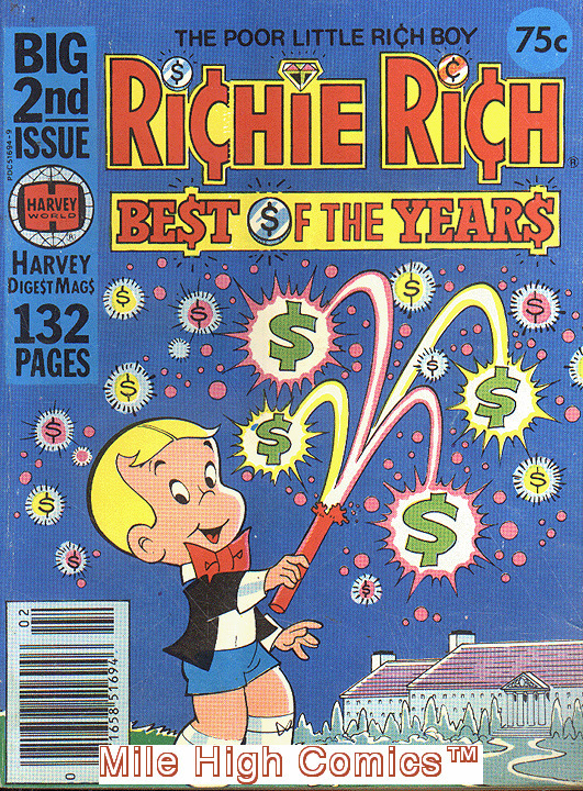 RICHIE RICH BEST OF THE YEARS DIGEST (1977 Series) #2 Very Fine Comics ...