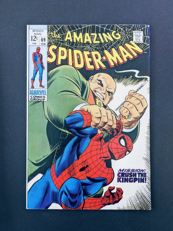 The Amazing Spider-Man #69. Iconic Cover Art! HUGE KEY! NM! | Comic ...