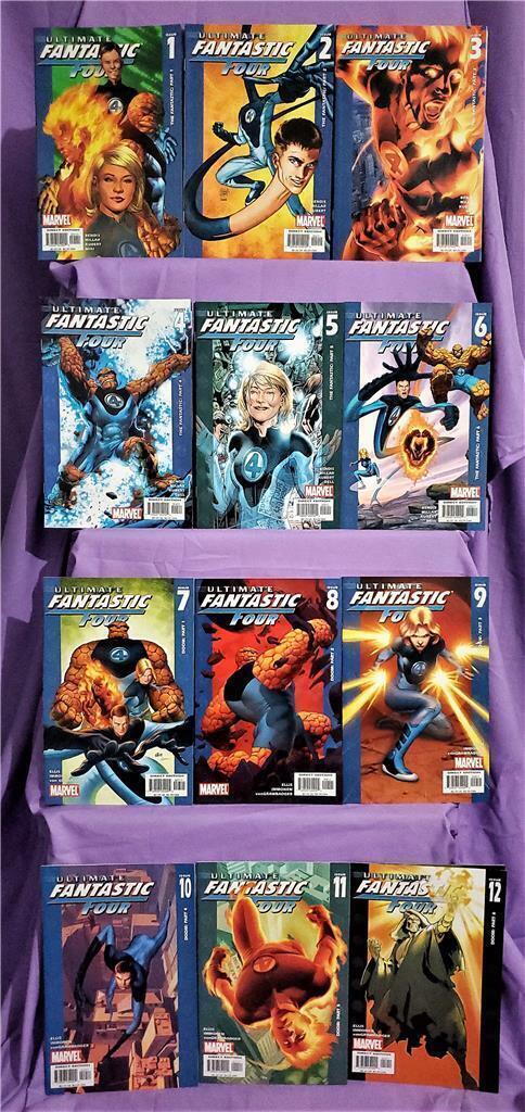 Ultimate FANTASTIC FOUR #1 - 12 The Fantastic and Doom Adam Kubert ...
