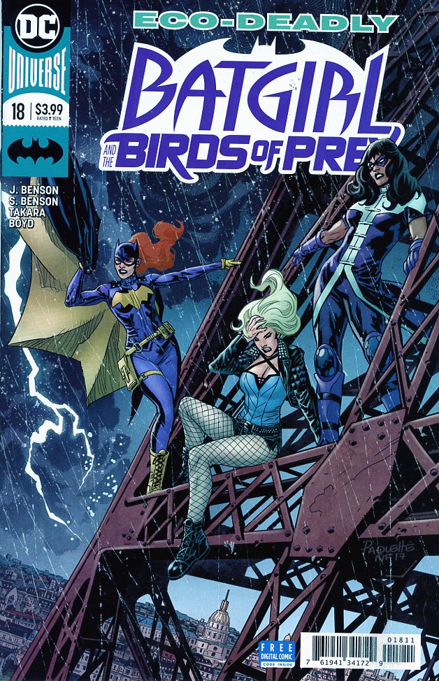Batgirl & The Birds of Prey 18 Paquette Cover 9.0 (our highest grade ...