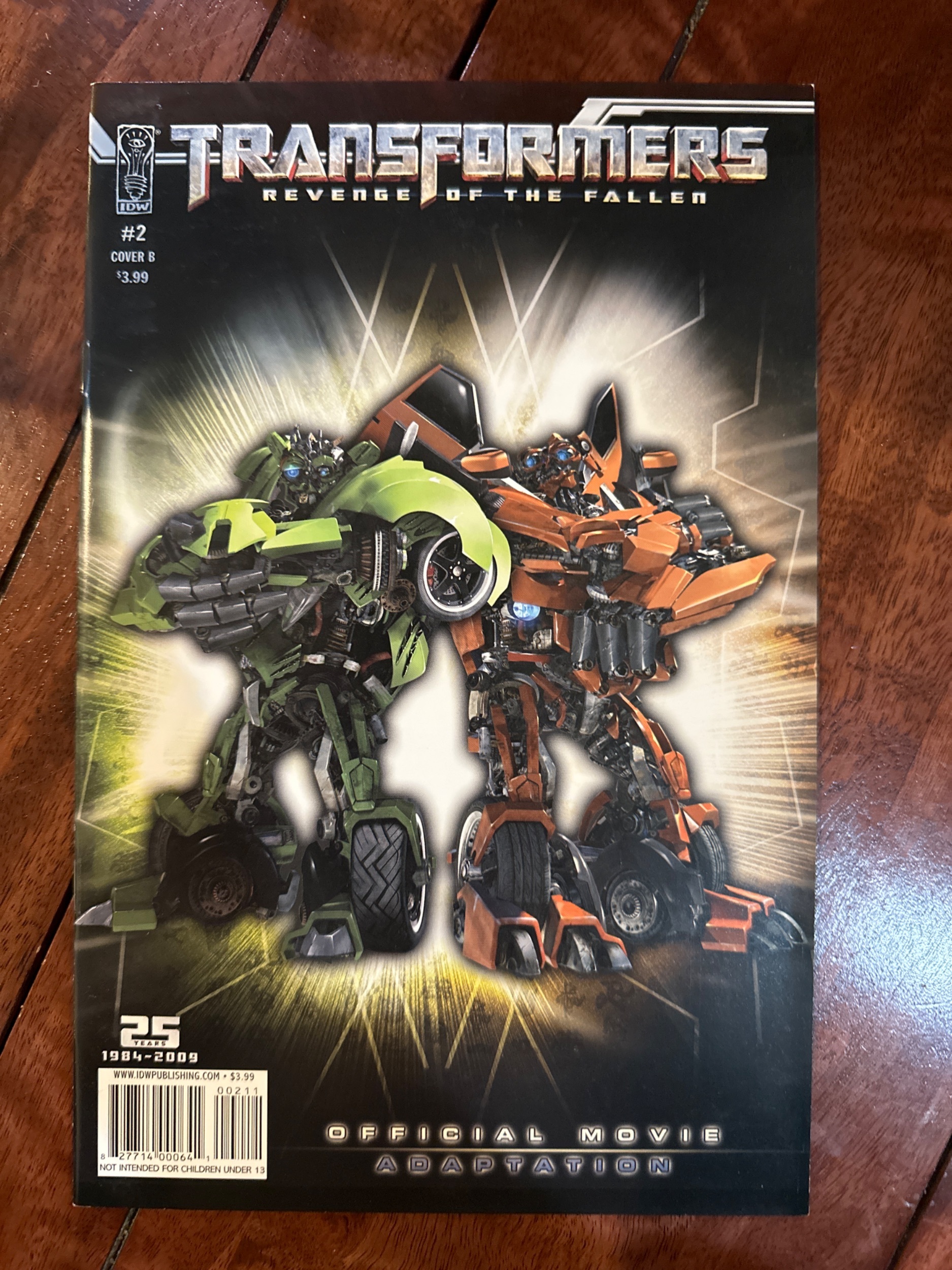 Transformers: Revenge of the Fallen - Official Movie Adaptation #2 ...