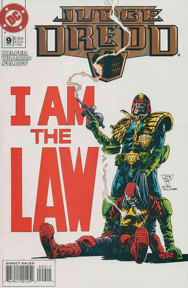 Judge Dredd (DC) #9 GD ; DC | low grade comic I Am The Law Cover ...